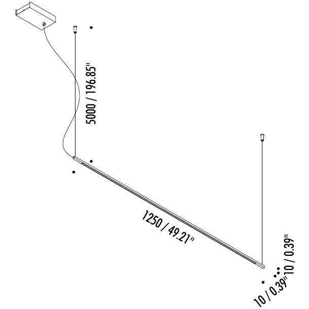 Shanghai Suspension - Davide Groppi | Linear Suspension Lights - USA ...